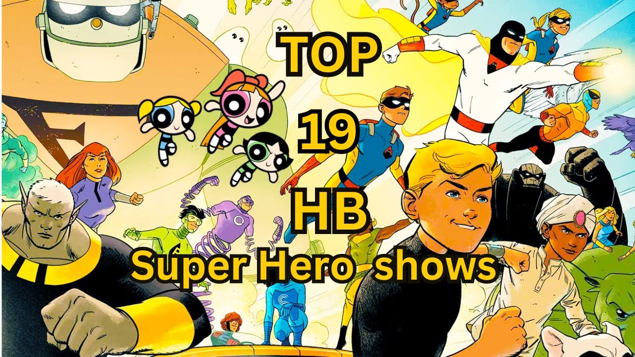 Top 19 Hanna Barbera Action Superhero Shows of All Time - YouTube