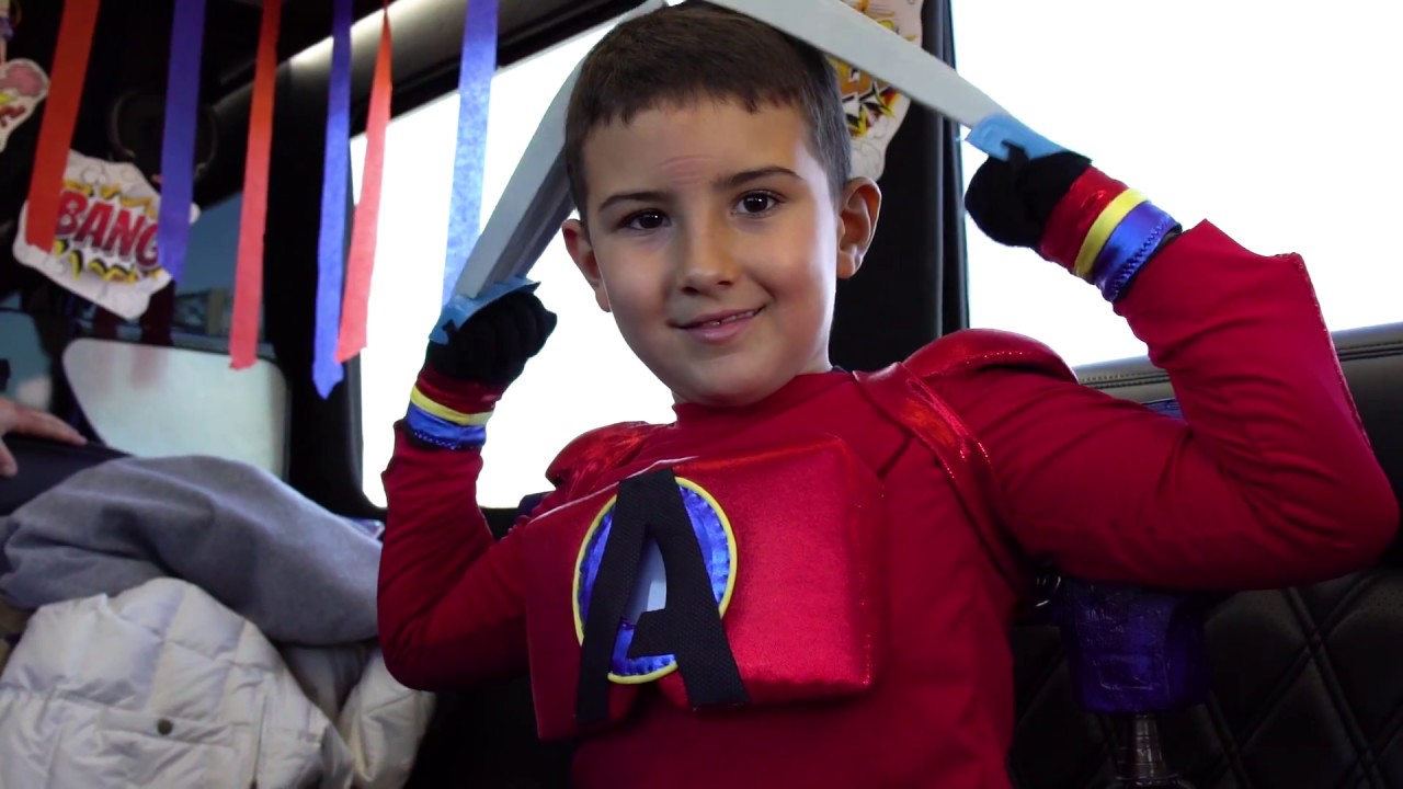 #SuperAidan Saves Dallas-Fort Worth From Villains - YouTube