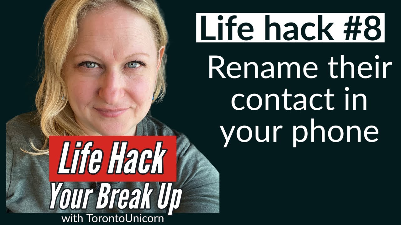 Life hack #8: Rename their contact in your phone - YouTube