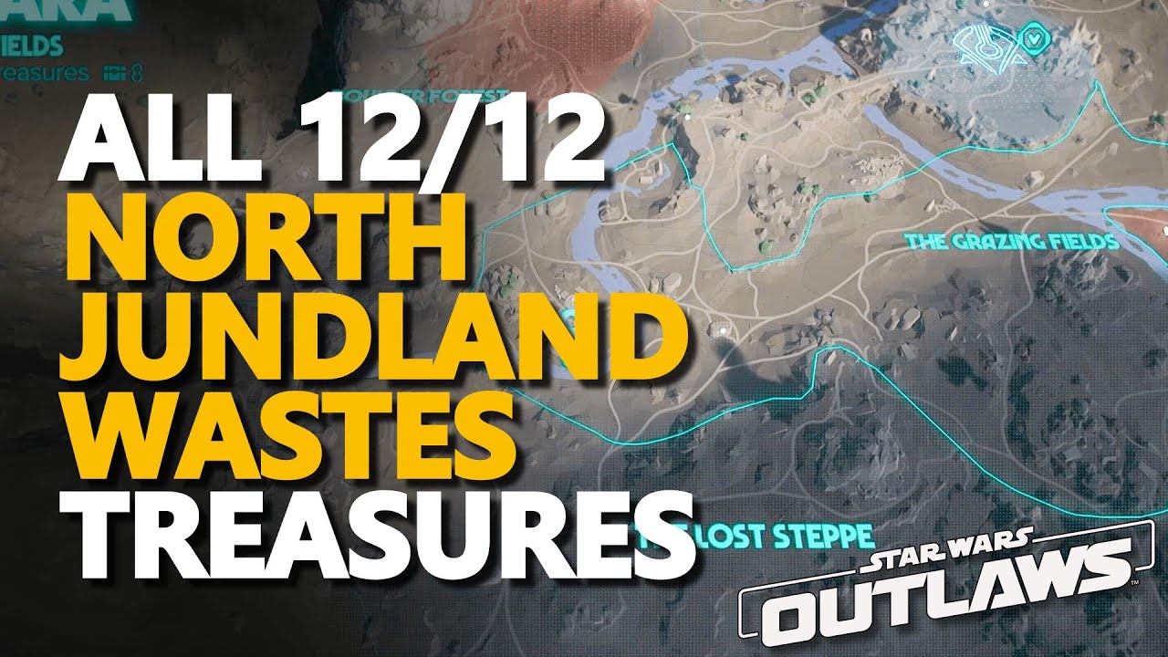 All North Jundland Wastes Treasures Star Wars Outlaws - YouTube