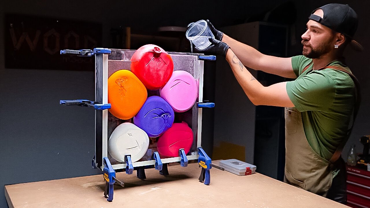 Recycle Ordinary Balloons into a Table! Turn Trash into Fashion ...
