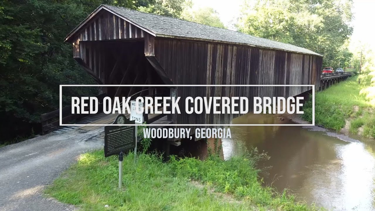 Journey through Time: Historic Red Oak Creek Covered Bridge in Woodbury ...