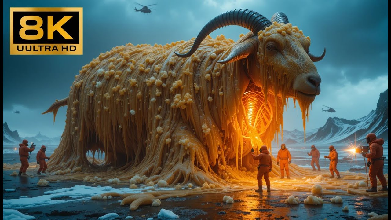 Shocking Arctic Rescue: Barnacle-Covered Goat Pulled from Freezing ...