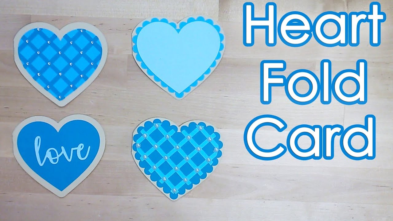 [Tutorial + Template] *Free* How To Make Simple Heart Shape Design Fold ...