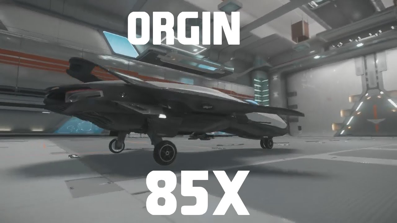 STAR CITIZEN || ORGIN 85X HANGER TOUR AND MAIDEN FIGHT - YouTube