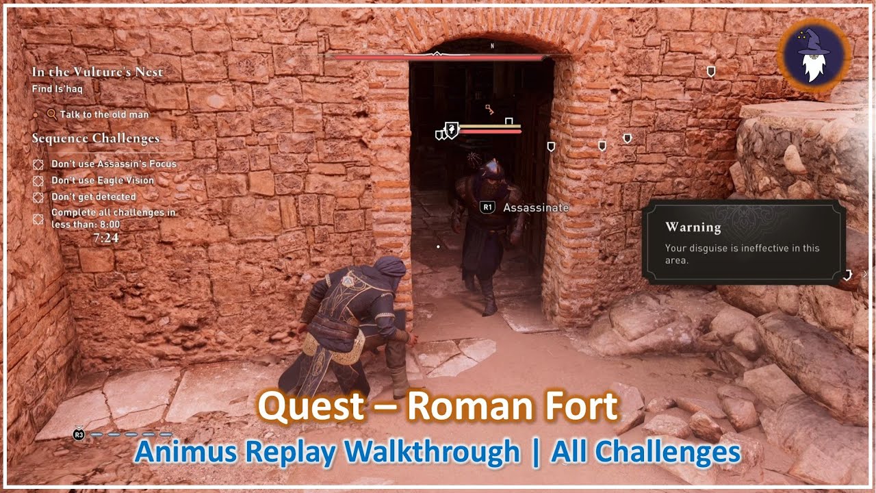 AC MIRAGE VALLEY OF MEMORY DLC | ROMAN FORT - SEQUENCE REPLAY [ALL CHALLENGES] - YouTube