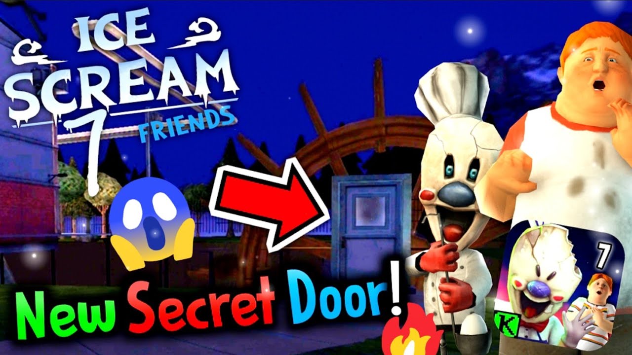 New SECRET Door Outside ROD'S FACTORY Coming In Ice Scream 7 FRIENDS ...