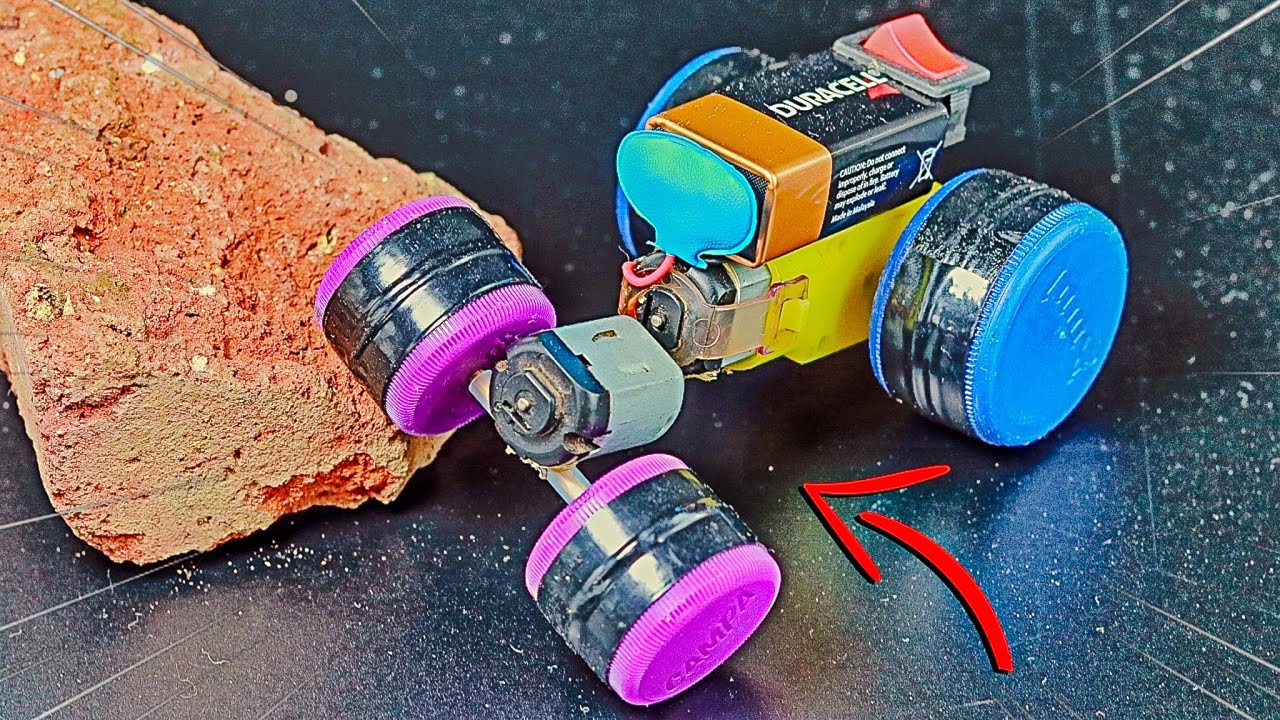 Make a Simple DC Motor Car That Climbs Anywhere! - YouTube