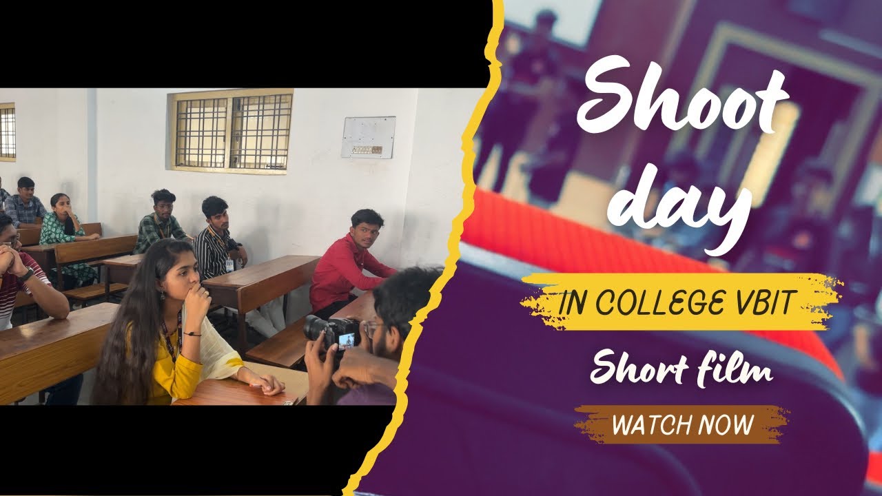 Short film making video in my college || @itsmetimsy || making video ...