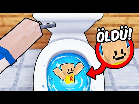 RASKOL'U TUVALETE ATIP SİFONU ÇEKTİM 🔥🚽 - Minecraft
