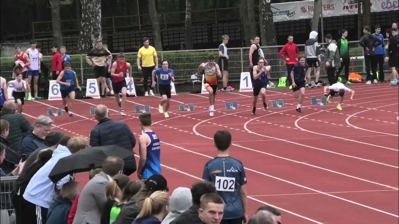 100m M U16 bieg 4 - Poznań 20230429 - YouTube