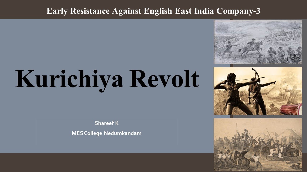 Kurichiya Revolt- 1812 - YouTube