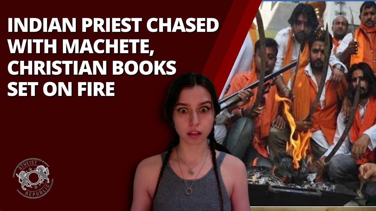 Indian Priest Chased With Machete, Christian Books Set On Fire - YouTube