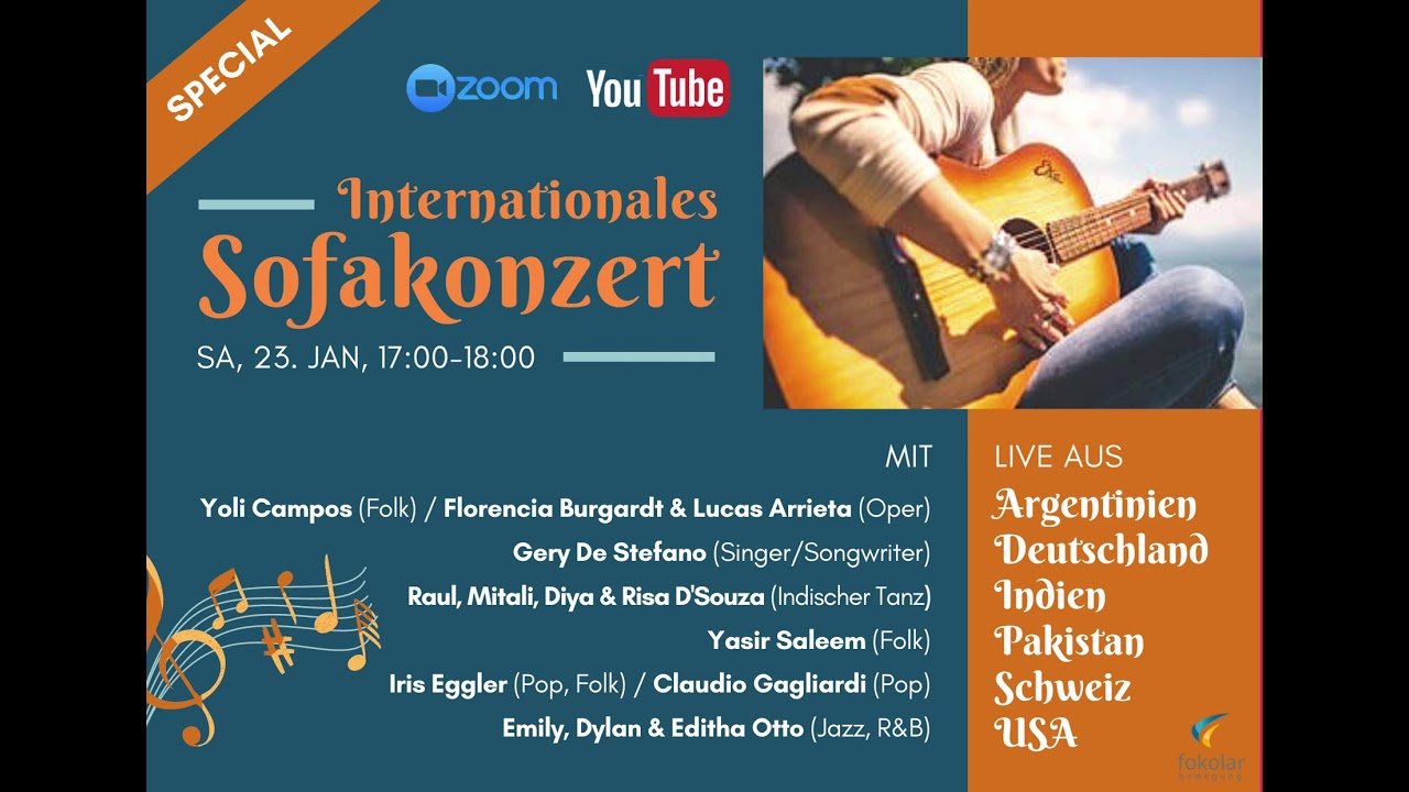 PREVIEW * International Couch Concert * Sofakonzert * Concierto Sofá ...