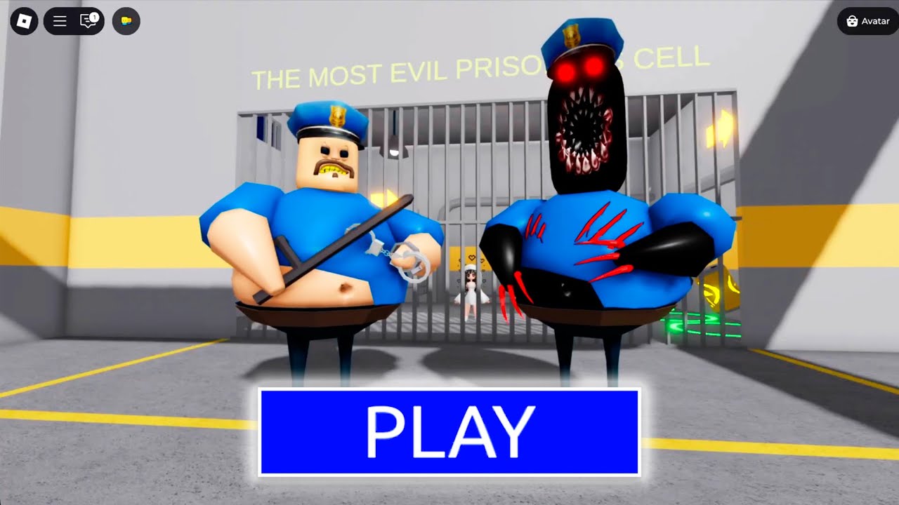 SCARY BARRY VS BARRY In Barry Prison Run! #roblox #obby - YouTube