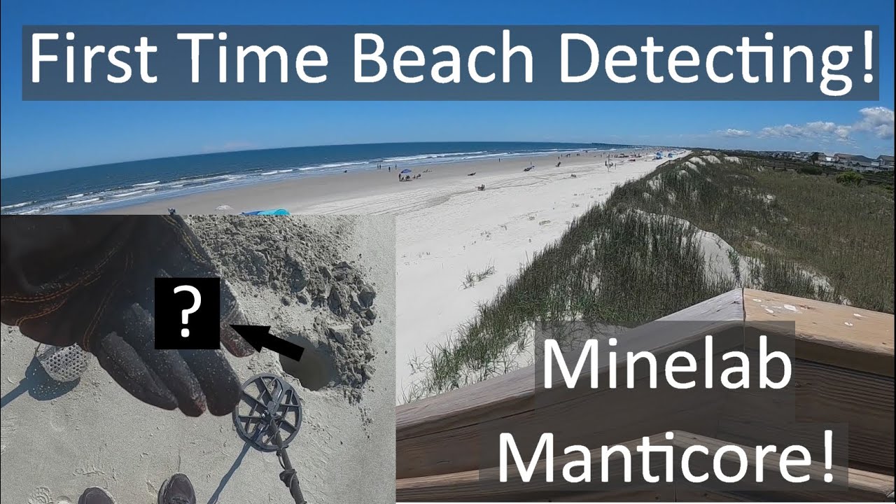 Sunset Beach Metal Detecting - First Time On The Beach! - YouTube