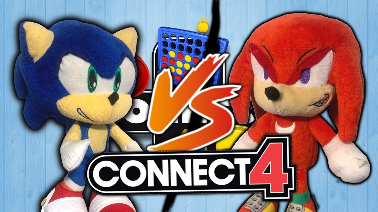 Sonic VS Knuckles Connect 4 - Sonic Plush EP 6 - YouTube