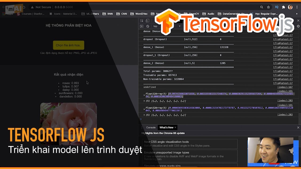 Triển khai model Deep Learning lên trình duyệt bằng Tensorflow JS - Mì ...