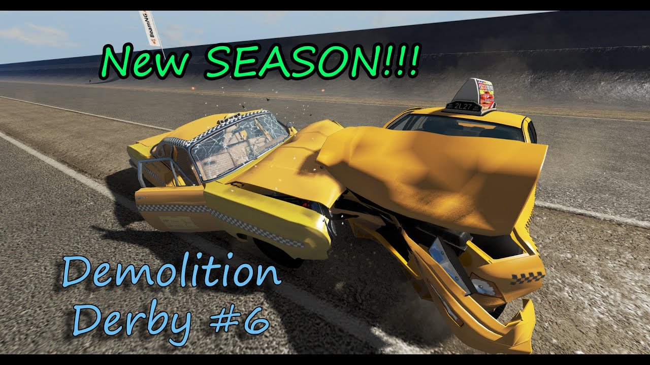 DEMOLITION DERBY in BeamNG.Drive! (S2E1) (New Season) - YouTube