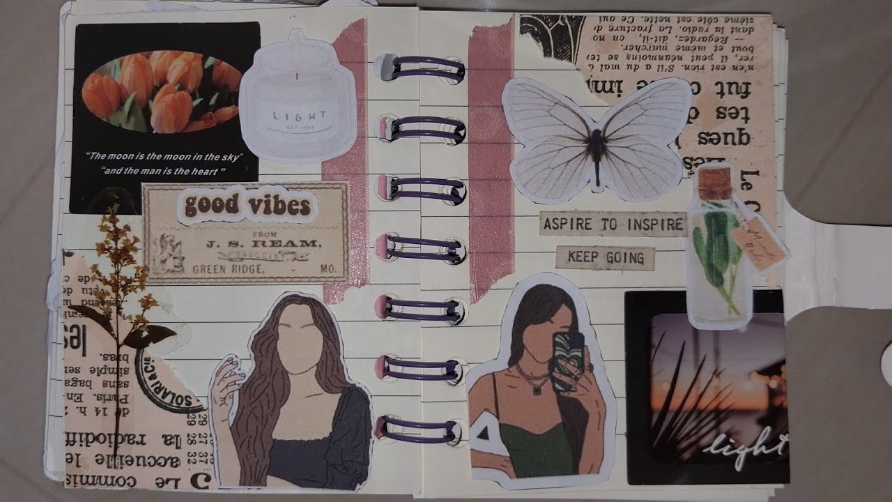 MINI SIMPLE SCRAPTBOOK IDEAS | HOW TO MAKE SCRAPTBOOK DESIGN | JEAN ...