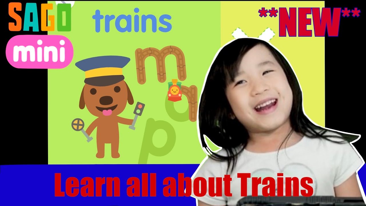 **NEW** Sago Mini School Trains gameplay with Ella and Mommy ...