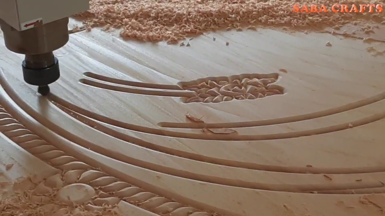 Wonderful Wooden Bed Design By CNC ROUTER MACHINE - YouTube