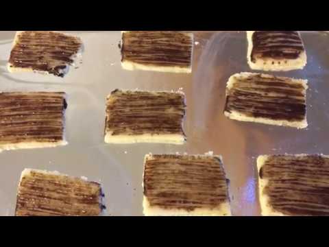 Khmer Nom Toong /Easy and yummy Stripes cookies /DIY - YouTube