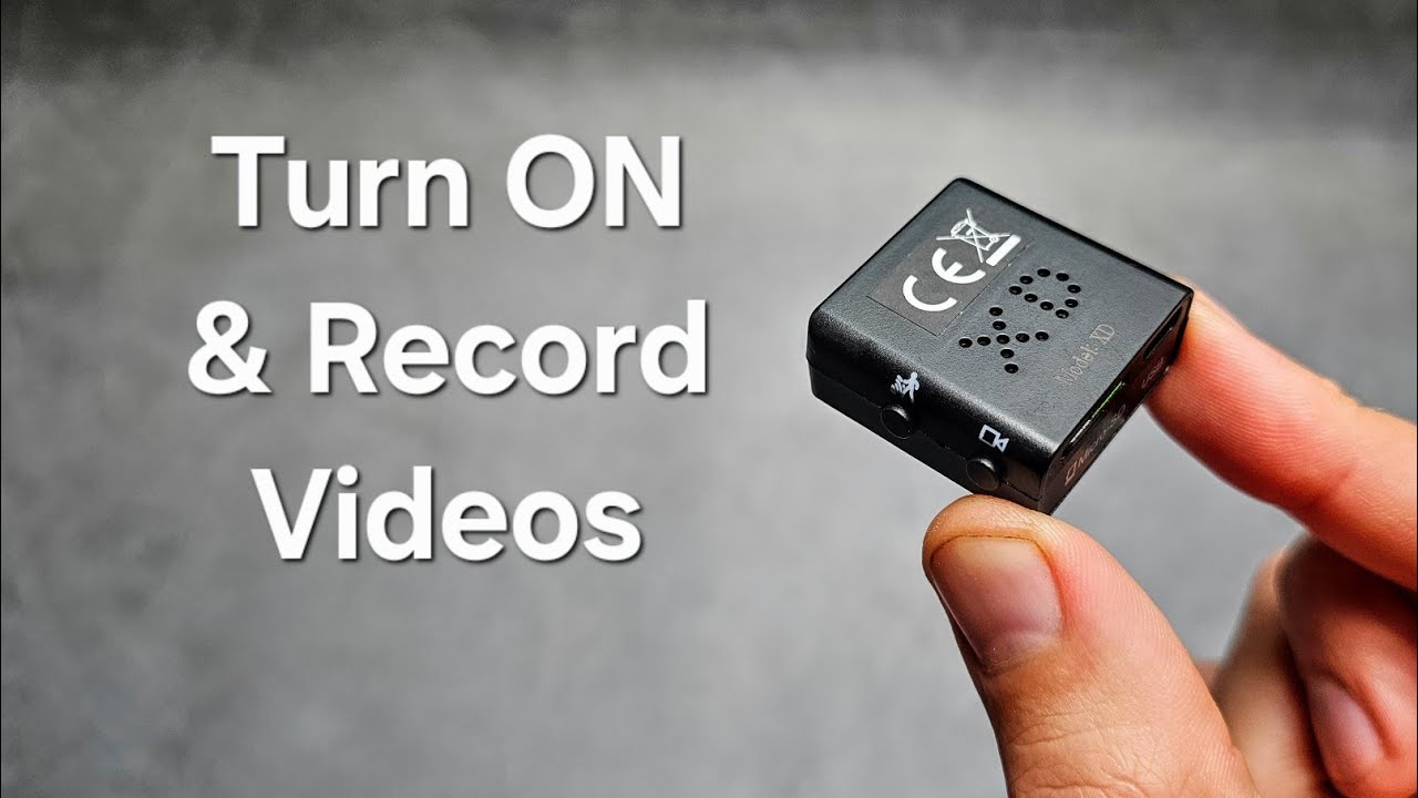 Micro XD Camera - How to Turn ON & Start Recording Video - YouTube