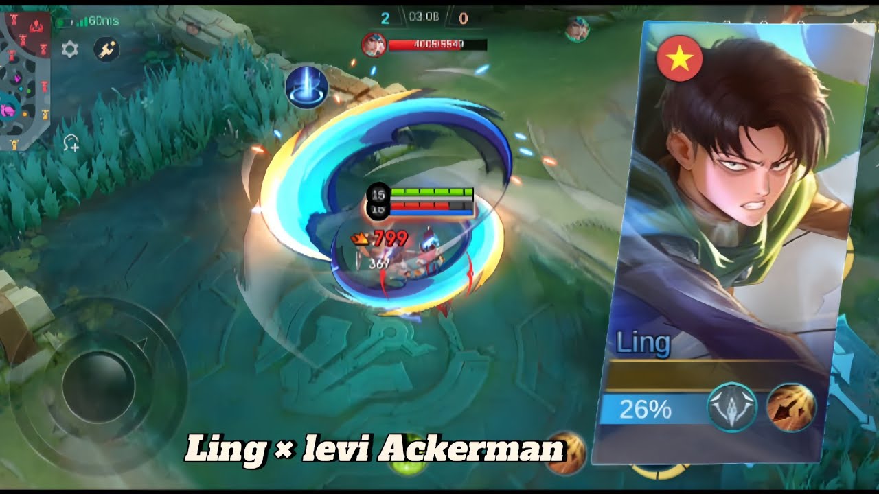 Script Skin Ling X Levi Ackerman Aot Full Effect - YouTube