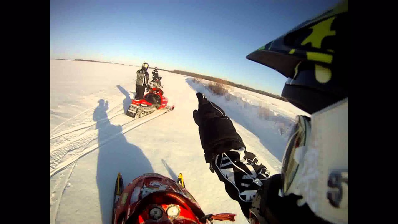 GoPro Snowmobile Drift Busting - YouTube