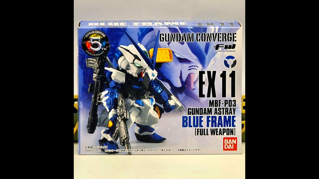 FW Gundam Converge EX11 Astray Blue Frame - YouTube
