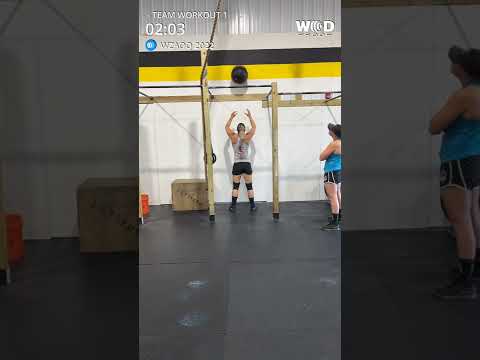 Catherine Kline CrossFit Parallax Wodapolooza Workout 1 - YouTube