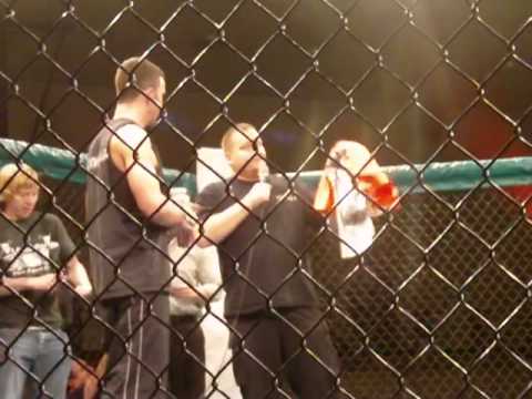 Jeff Huff being awarded Fight of the Night at NWFC show (Jan 23 2010 ...