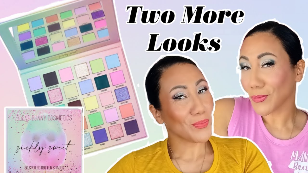 SO SICKLY SWEET | TWO MORE LOOKS | BLEND BUNNY SICKLY SWEET PALETTE ...