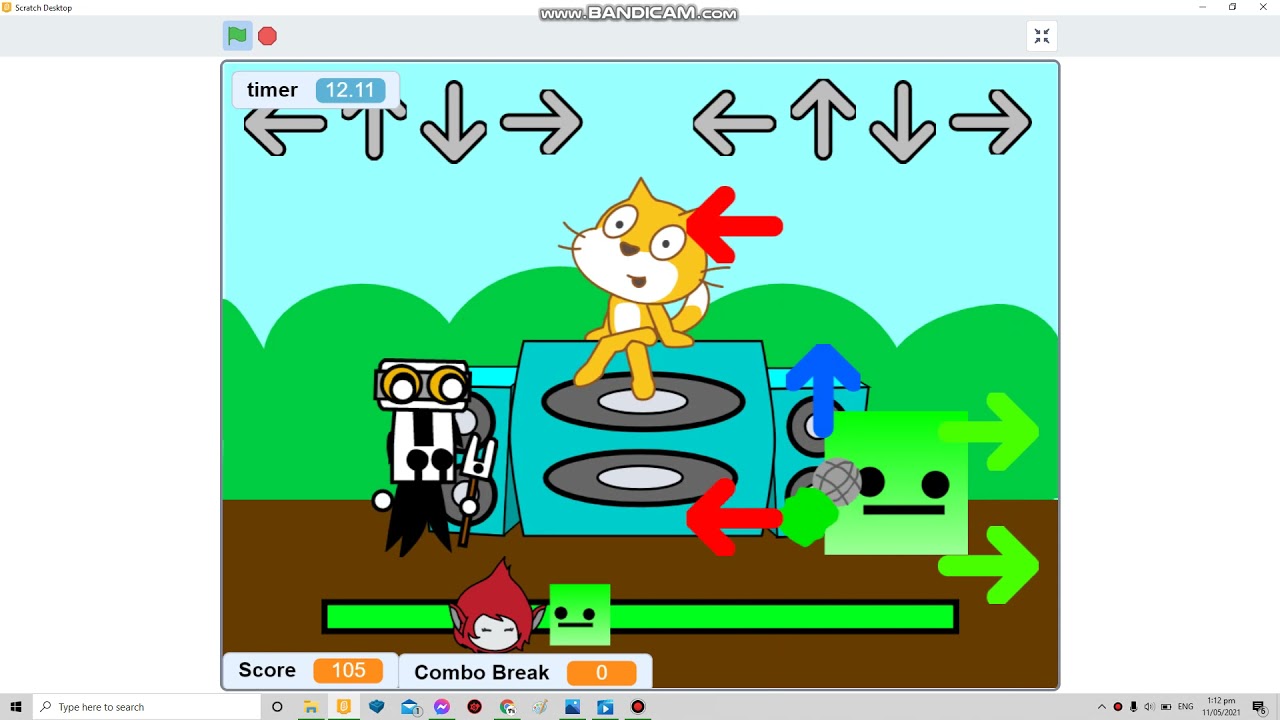 FNF Battle of Scratchers Flying Dino92 vs Phantom COders LOL - YouTube