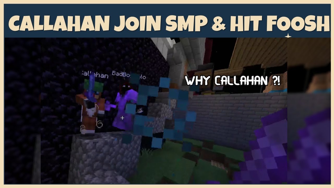 Callahan join the server and hit Foolish (DSMP) - YouTube