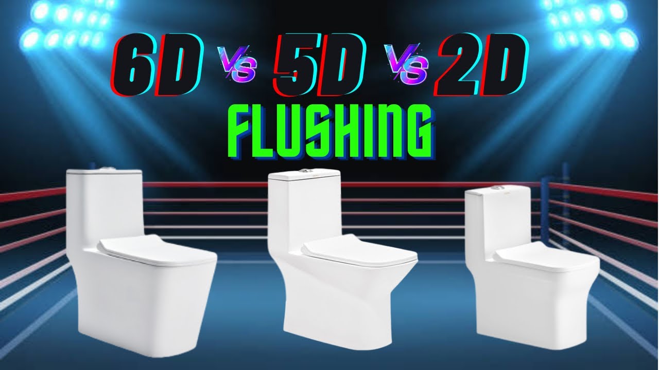 6D vs 5D vs 2D Flushing | 6 डी, 5 डी व 2 डी कमोड में क्या अंतर होता है ...