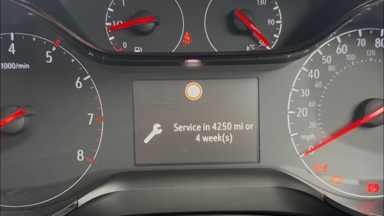Corsa Service Light Reset 2021 - YouTube