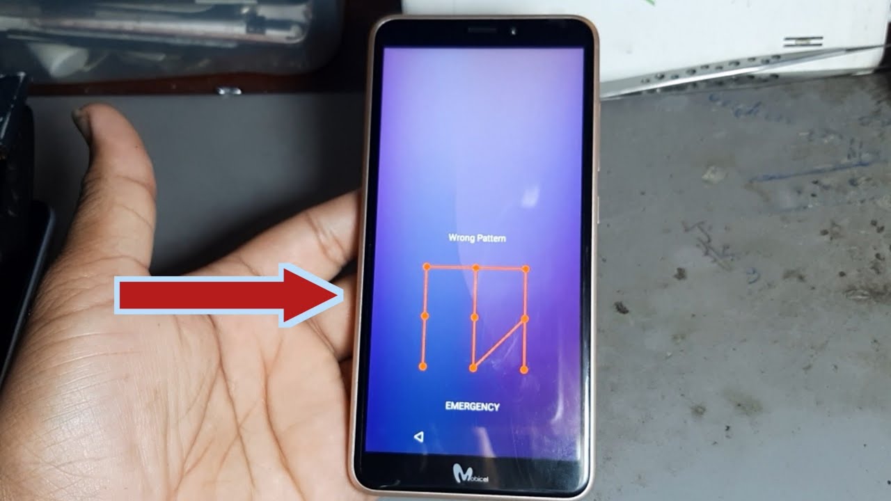 how to open pattern lock password mobicel fame 2020 - YouTube