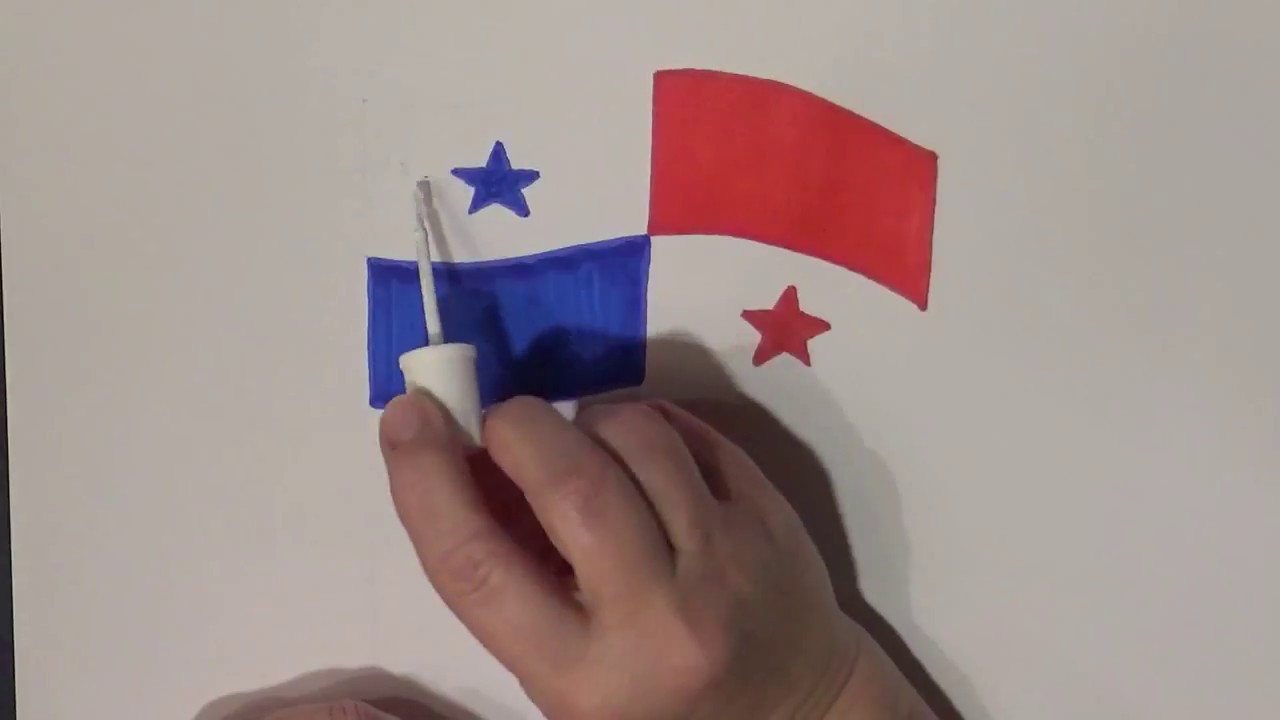 Learn geography How to draw a flag Panama - YouTube
