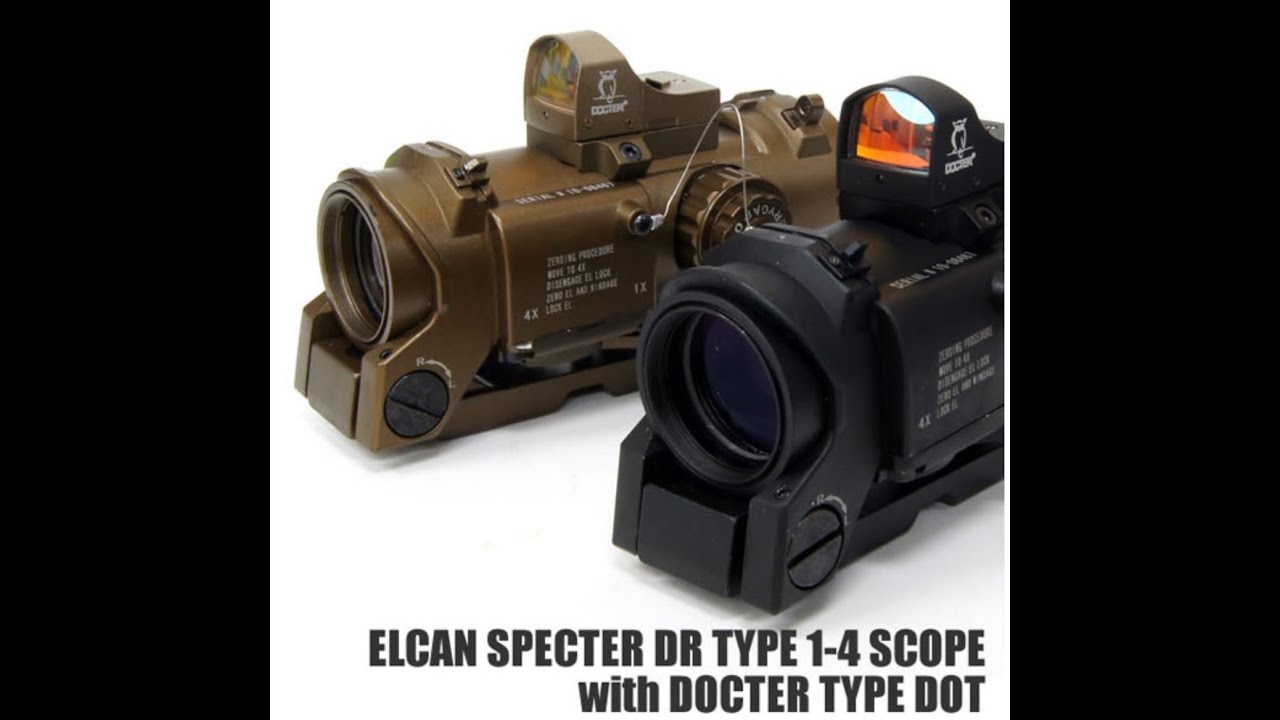 Elcan Spectre Dr Fixed 4x Magnification - YouTube