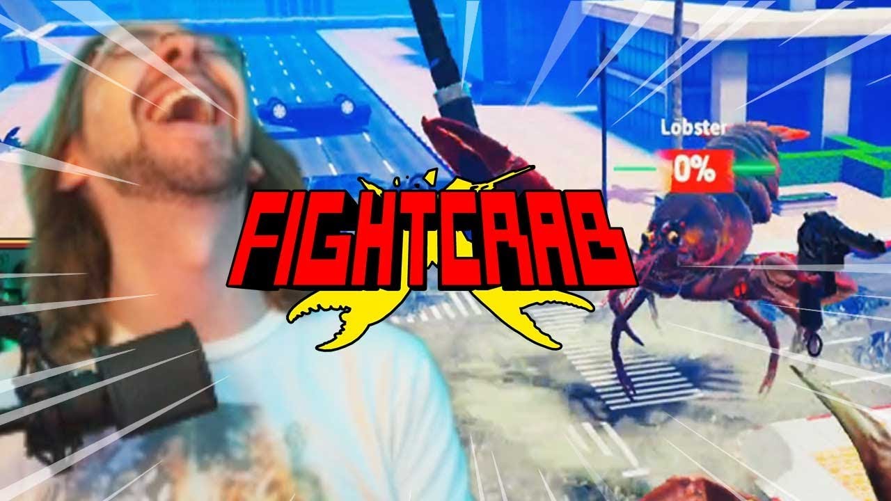 THE LOBSTER HAS A GUN...This Game Is Incredible: FIGHT CRAB w ...