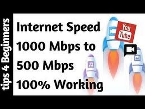 how to increase pc internet speed latest trick 2017 - YouTube
