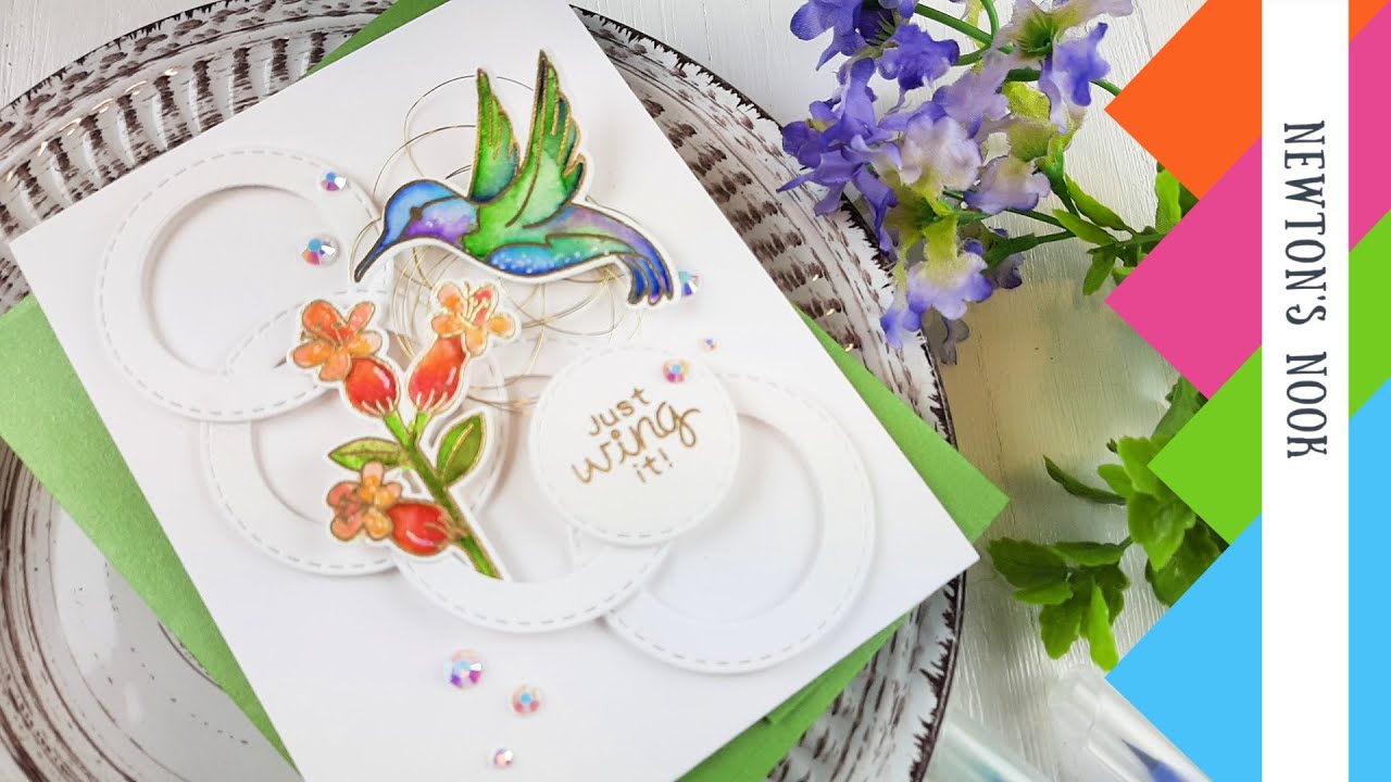 Newton's Nook Designs | May 2020 Release | Hummingbird Stamp - YouTube