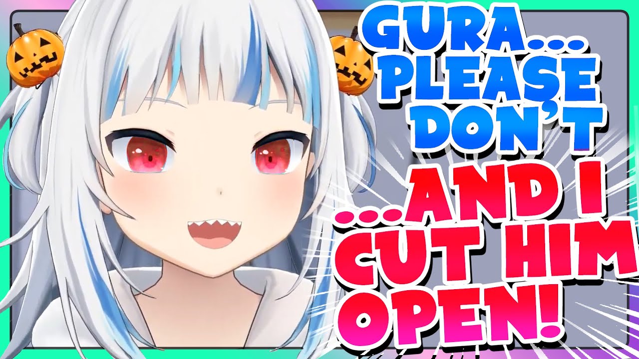 Gura tells a horrifying Halloween story about a poor cookie - super ...