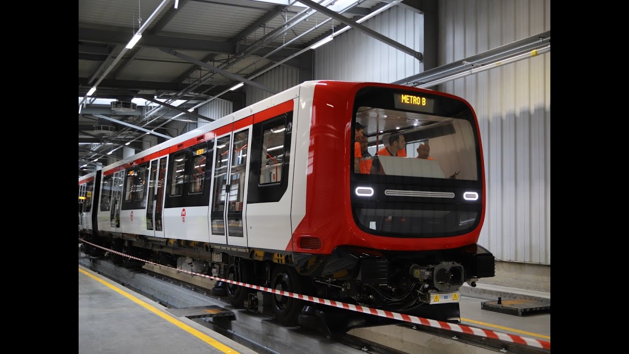 A quoi ressemble la nouvelle rame de métro nouvelle génération ? - YouTube
