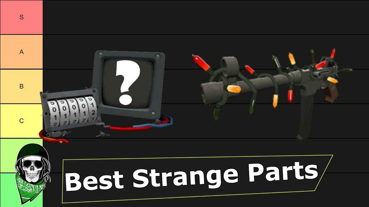 TF2 - SMG Strange Parts Tier List - YouTube