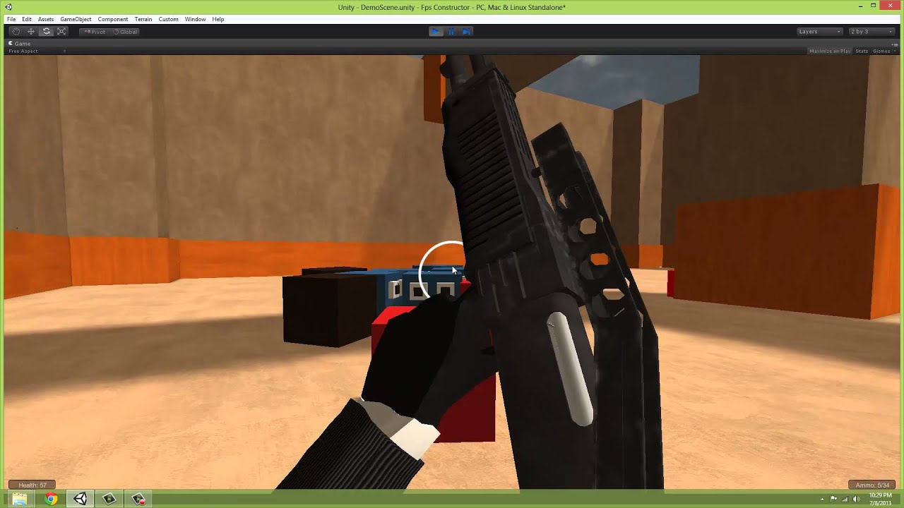My Untiy FPS Game V0 2 Hopefully A Sequal To Cube Shooter Arcade By ...