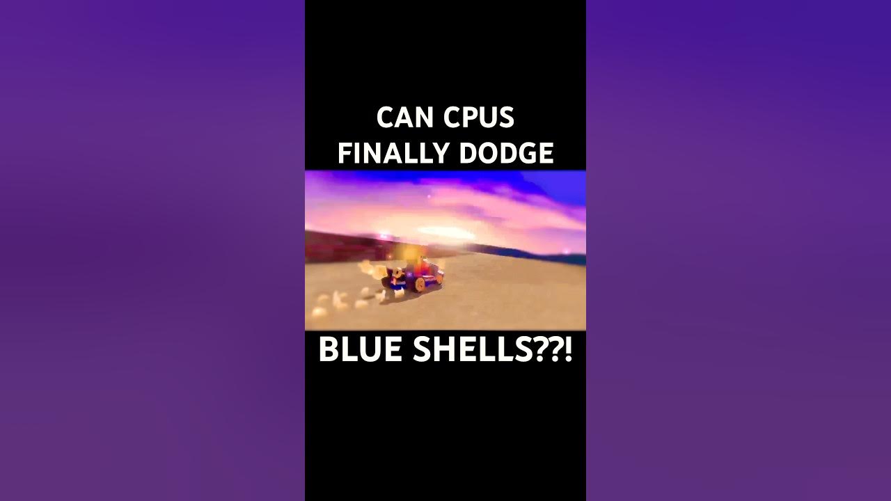 INSANE cpu dodge blue shell #mario #mariokart #mk8dx #nintendo - YouTube