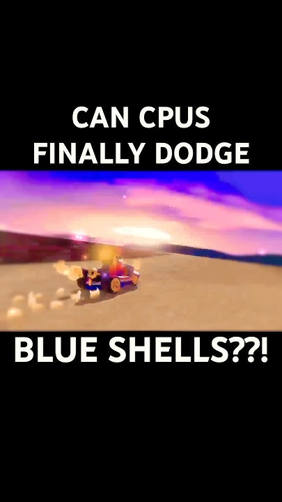 INSANE cpu dodge blue shell #mario #mariokart #mk8dx #nintendo - YouTube